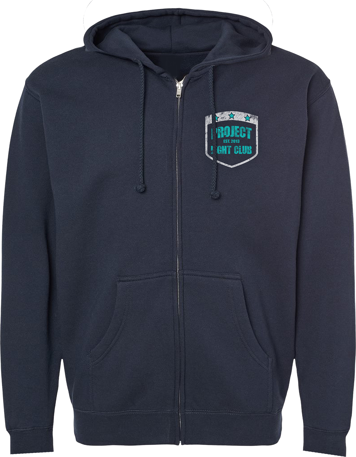 NAVY HEAVYWEIGHT ZIP HOODIE - FIGHT ADDICTION – My Store